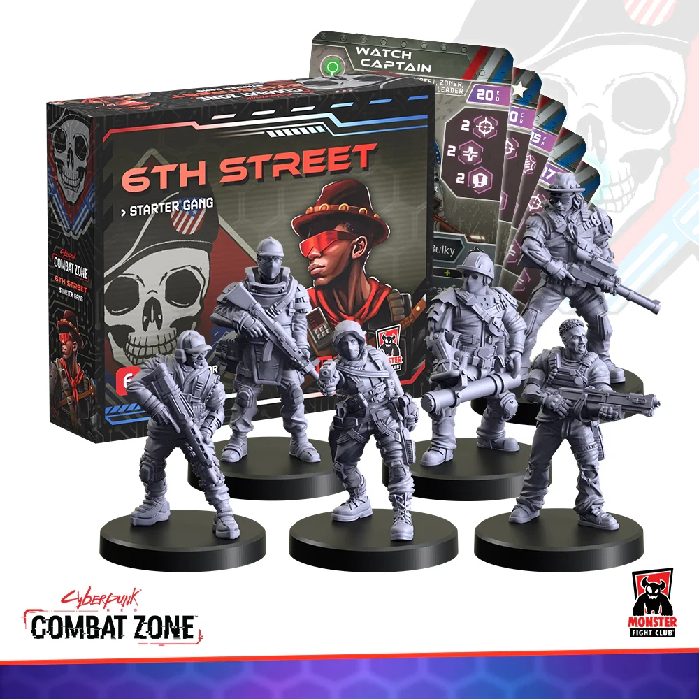 Cyberpunk Red: Combat Zone - 6th Street Starter Gang | Monster Fight Club \ Cyberpunk Red ...