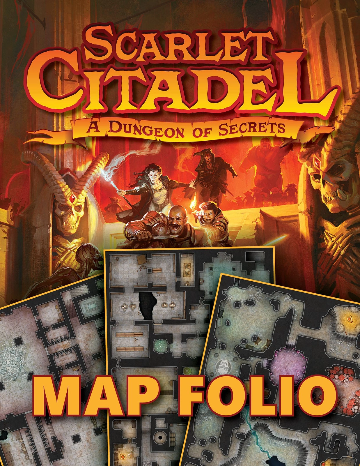 Scarlet Citadel Map Folio | RPG według mechaniki \ D&D 5E RPG po ...