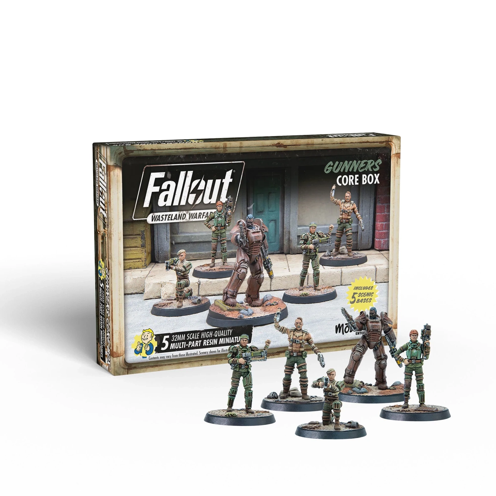 Fallout Miniatures: Gunners Core Box | Gry Bitewne / Figurki do RPG ...