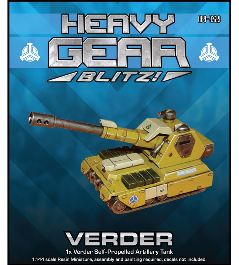 Heavy Gear Blitz! - Northern Verder Self-Propelled Artillery Tank | Gry ...