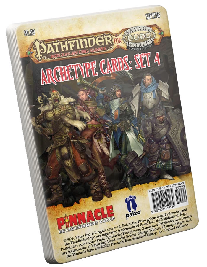 Pathfinder for Savage Worlds Archetype Cards Set 4 | RPG według ...