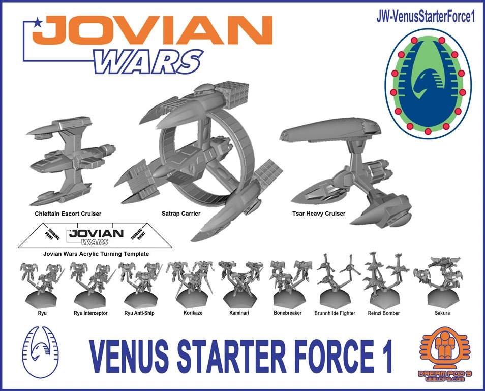 Venus Fleet | Jovian Wars | Gry Bitewne / Figurki do RPG