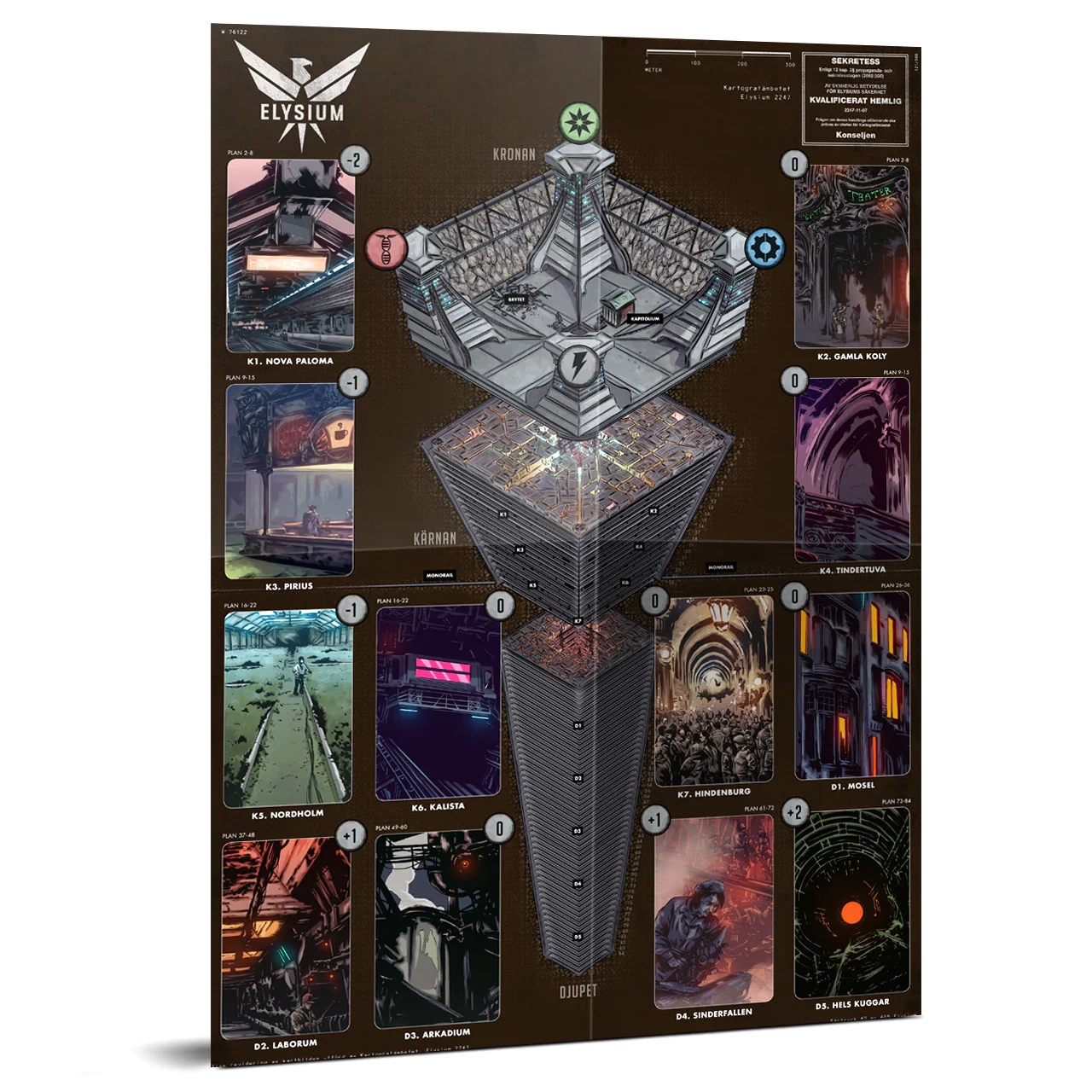 Mutant: Year Zero - Elysium Game Map | RPG według mechaniki \ Year Zero ...