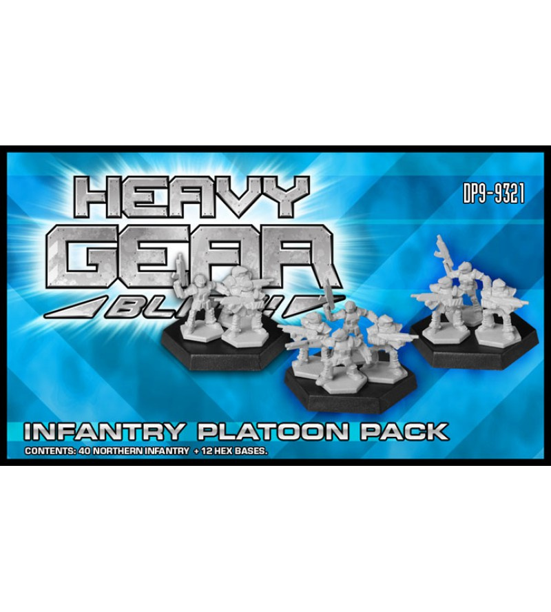 Heavy Gear Blitz! - Northern Infantry Platoon | Gry Bitewne / Figurki ...