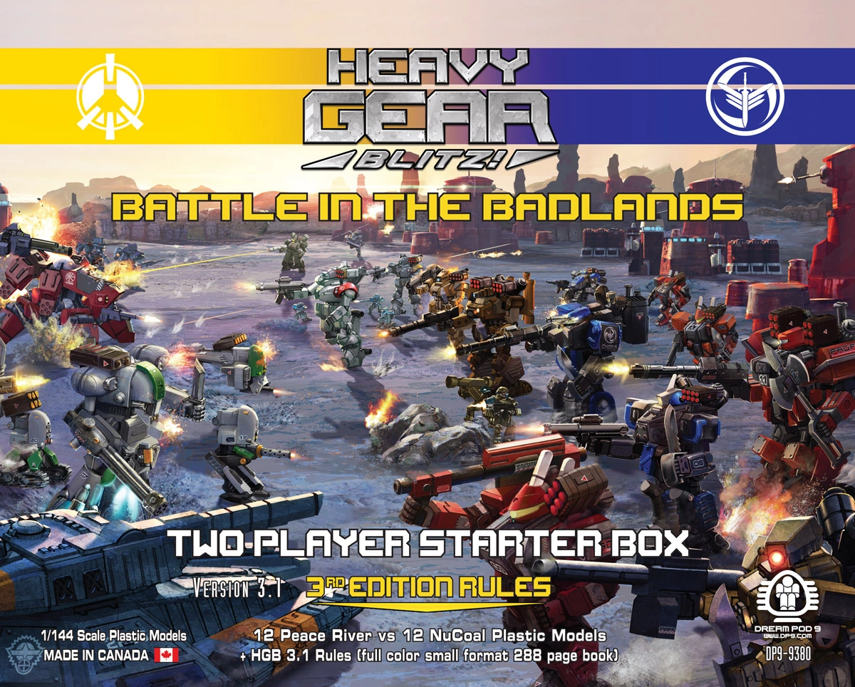 Heavy Gear Blitz! - Battle in the Badlands: 2 Player Starter Box ...
