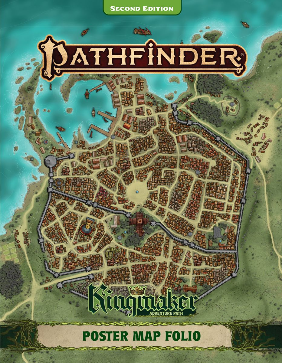 Pathfinder II - Kingmaker Poster Map Folio | RPG po angielsku \ P ...