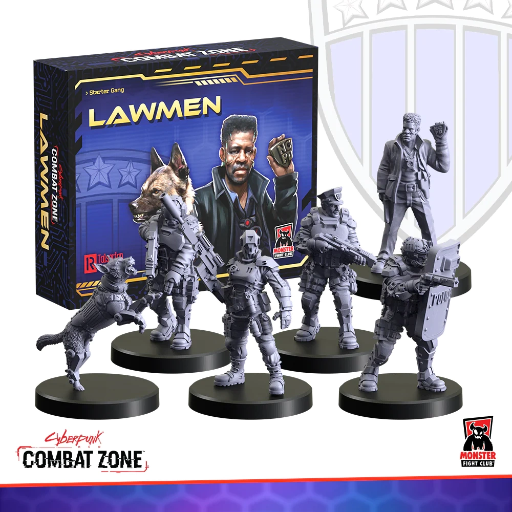 Cyberpunk Red Combat Zone: Lawmen Starter Gang | Monster Fight Club ...