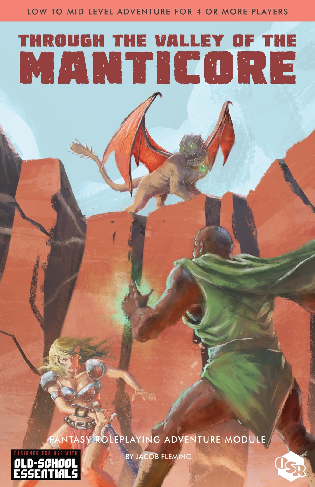 OSE - Through the Valley of the Manticore + Canyon Map | RPG po ...