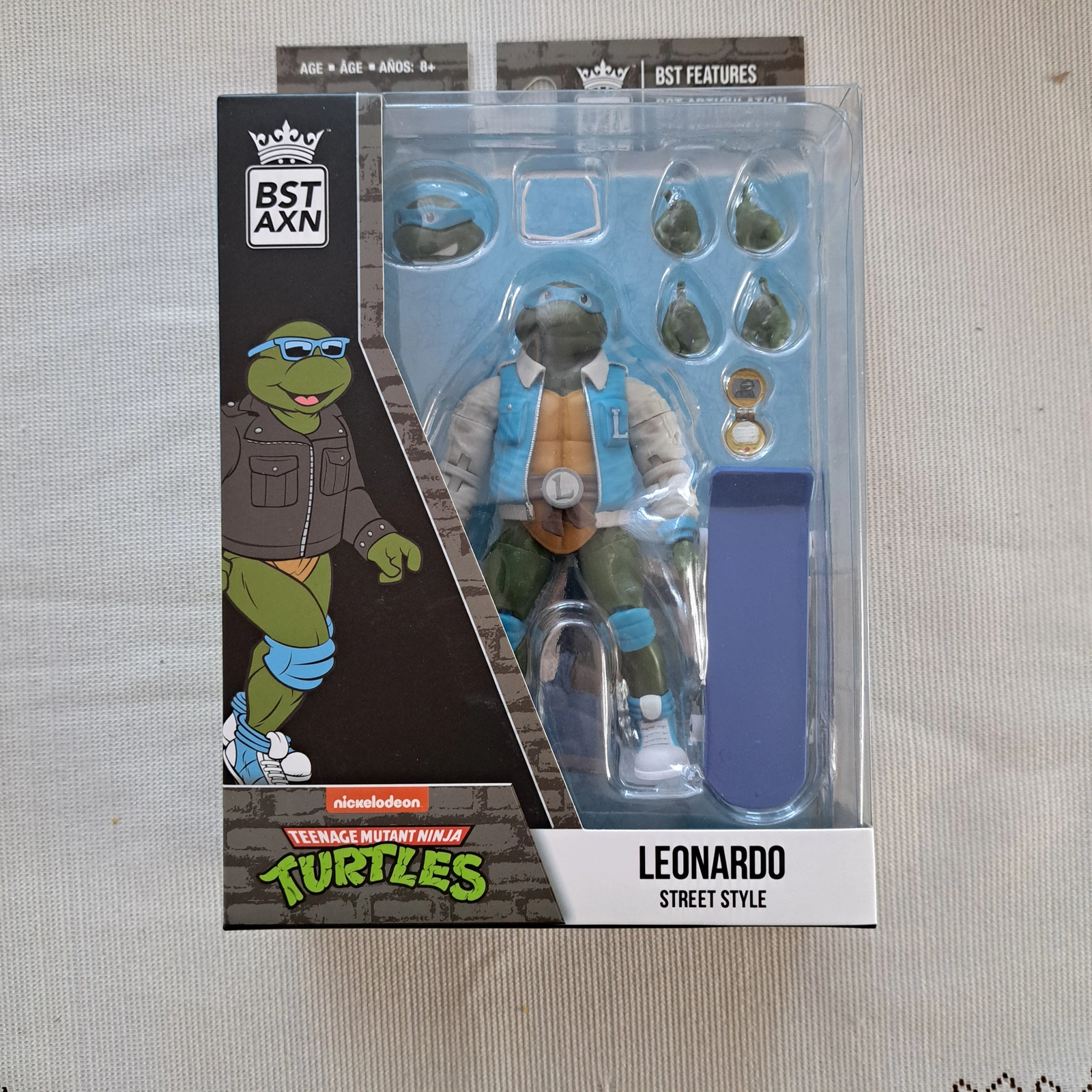 Teenage Mutant Ninja Turtles BST AXN Action Figure Street Gang Leonardo ...