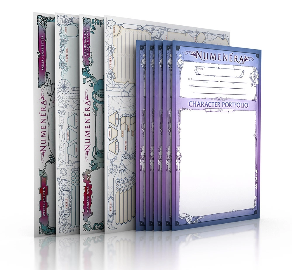 Numenera Character Portfolios and Character Sheets | RPG po angielsku ...