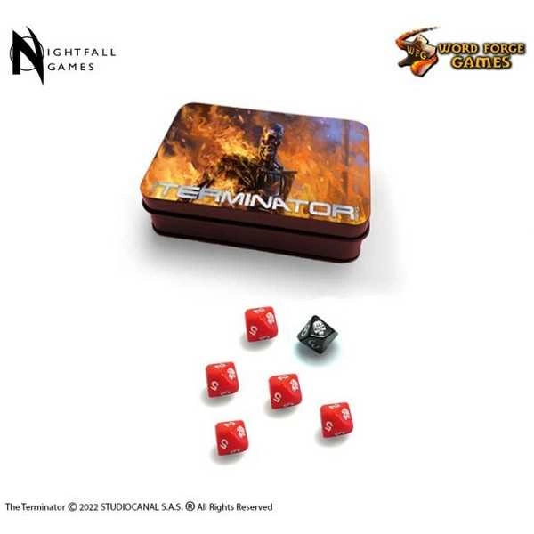 The Terminator RPG: Tin Dice Set | RPG po angielsku \ T \ The ...