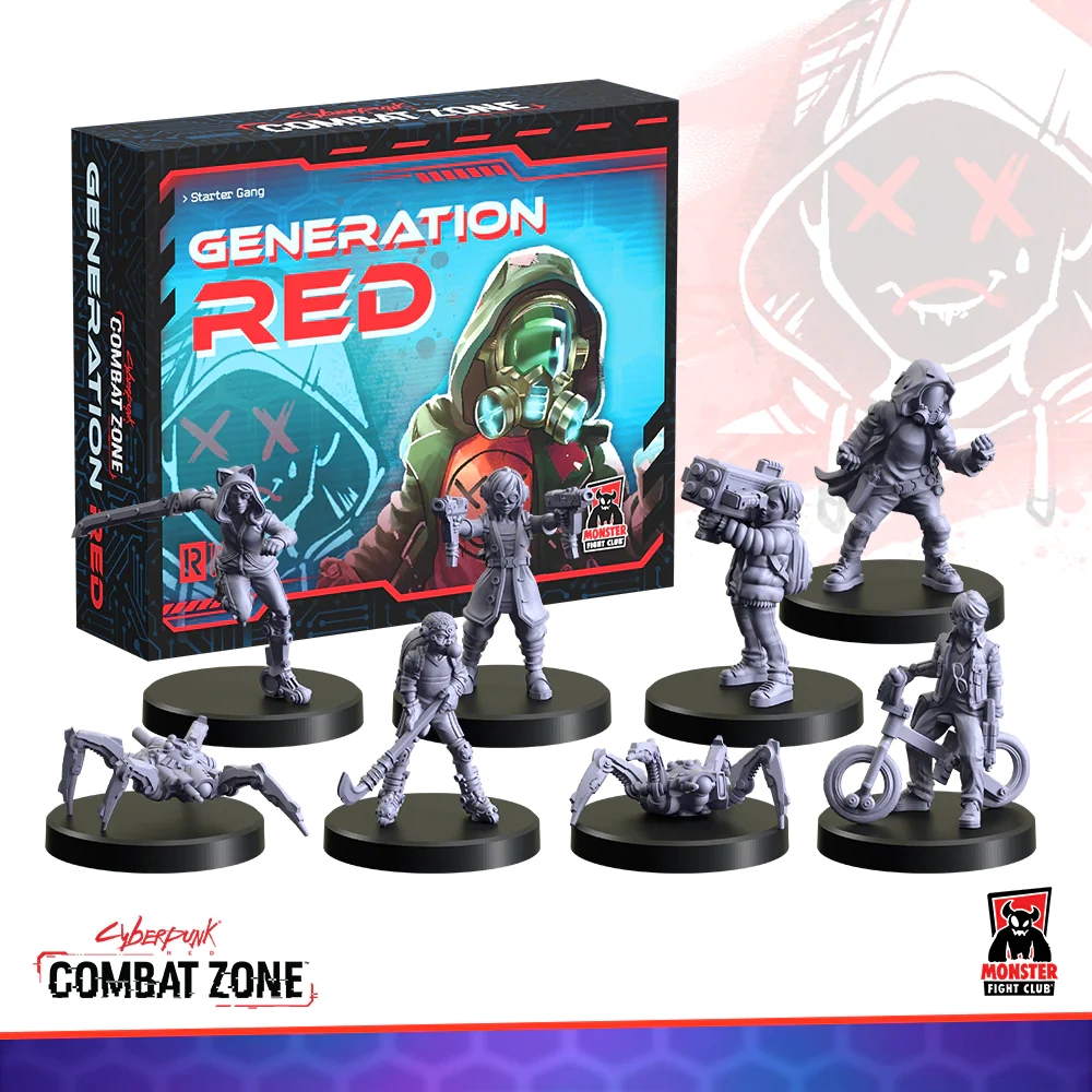 Cyberpunk Red: Combat Zone - Generation RED Starter Gang | Monster ...