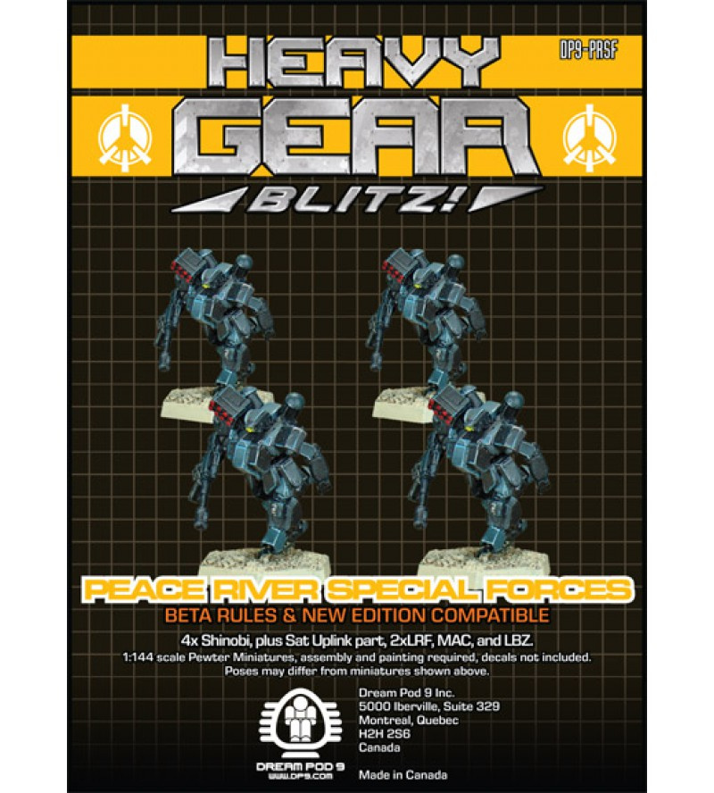 Heavy Gear Blitz! - Peace River Special Forces Squad | Gry Bitewne ...