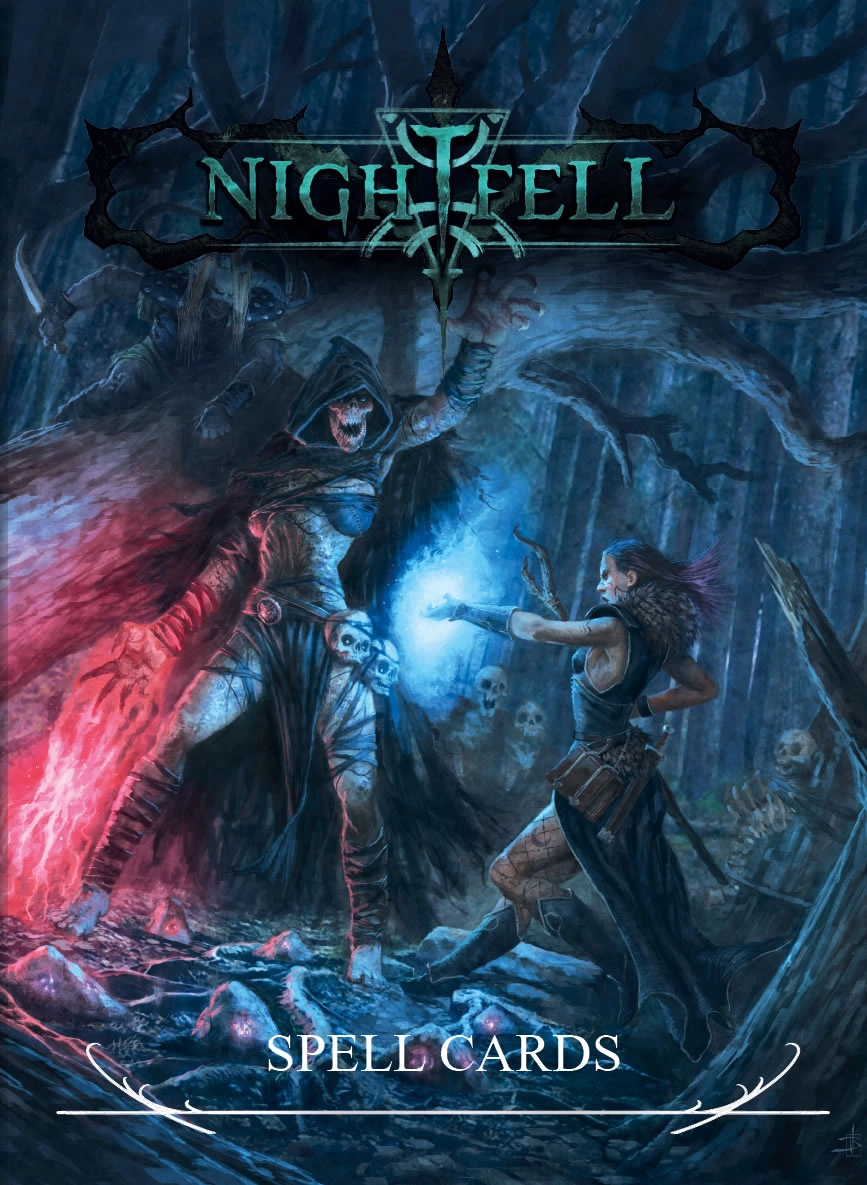 Nightfell - Spell Cards | RPG według mechaniki \ D&D 5E RPG po angielsku \ 0-9 \ 5E - settingi ...