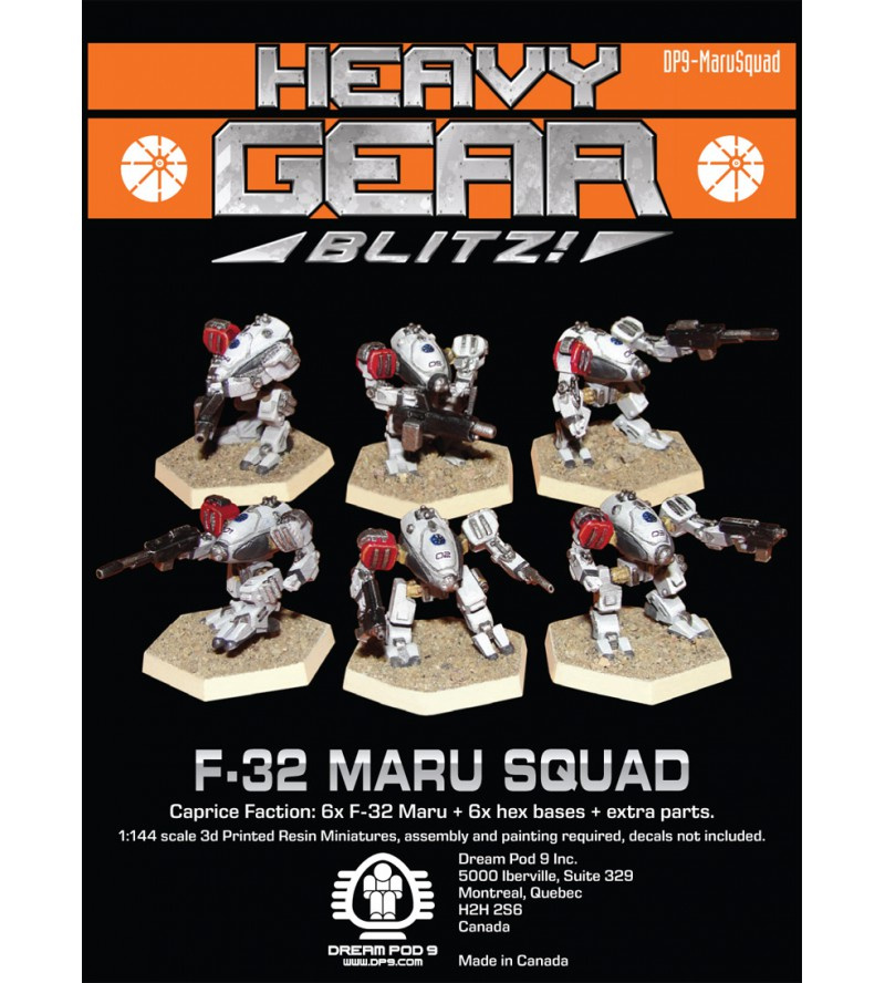 Heavy Gear Blitz! - Caprice F-32 Maru Squad | Gry Bitewne / Figurki do ...