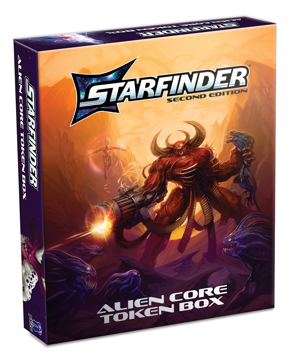 Starfinder Alien Core Token Box | RPG według mechaniki \ Pathfinder II ...