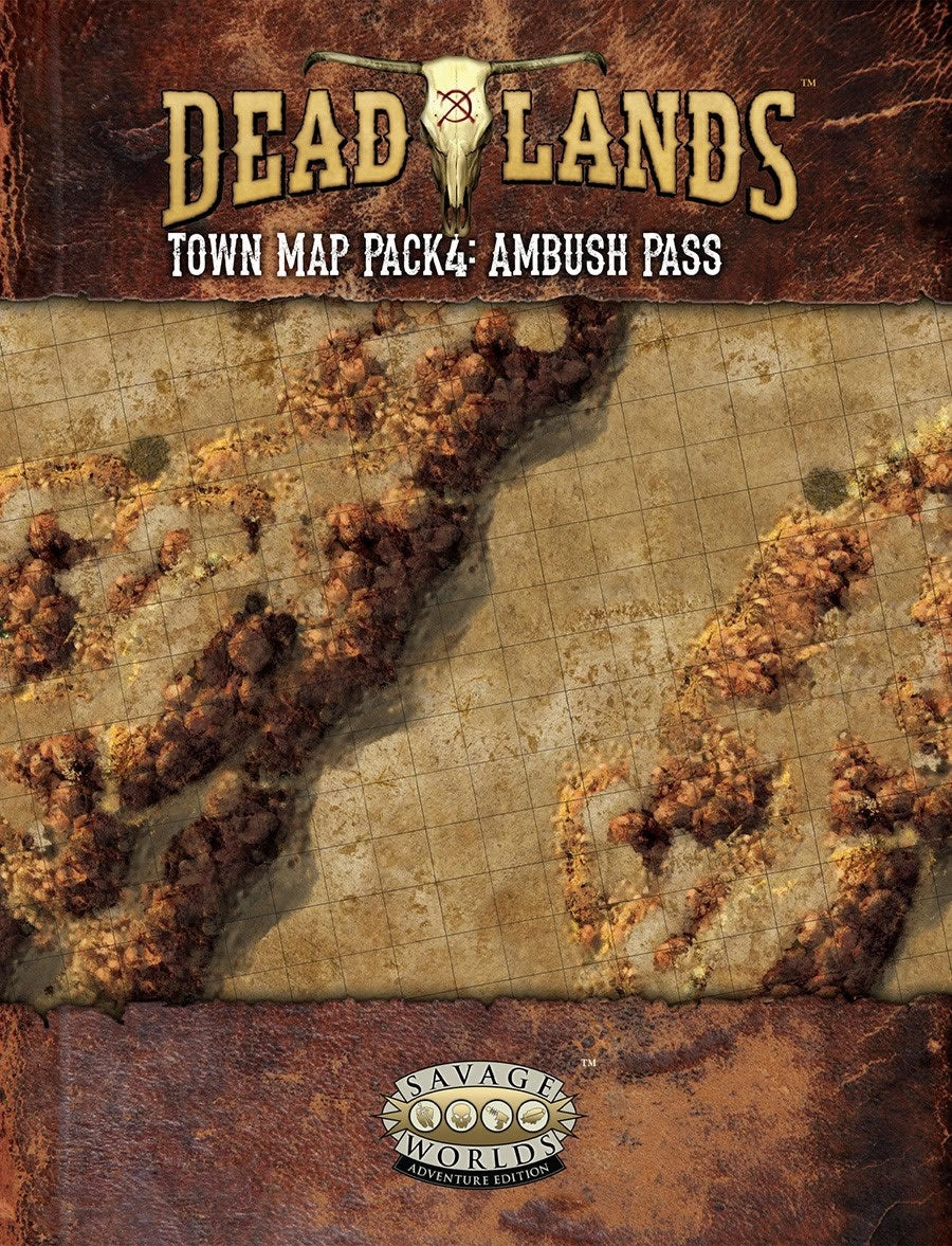 Deadlands The Weird West: Map Pack 4 Ambush Pass | RPG po angielsku \ D ...