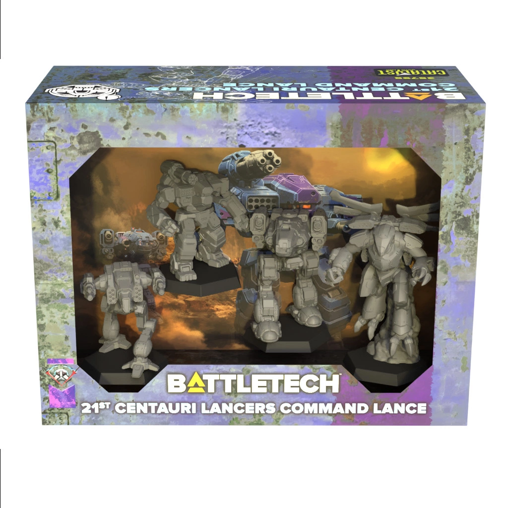 [PRZEDSPRZEDAŻ] Battletech 21st Centauri Lancers Command Lance | Gry ...