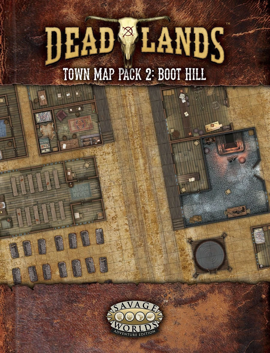 Deadlands The Weird West: Map Pack 2 Boot Hill | RPG po angielsku \ D ...