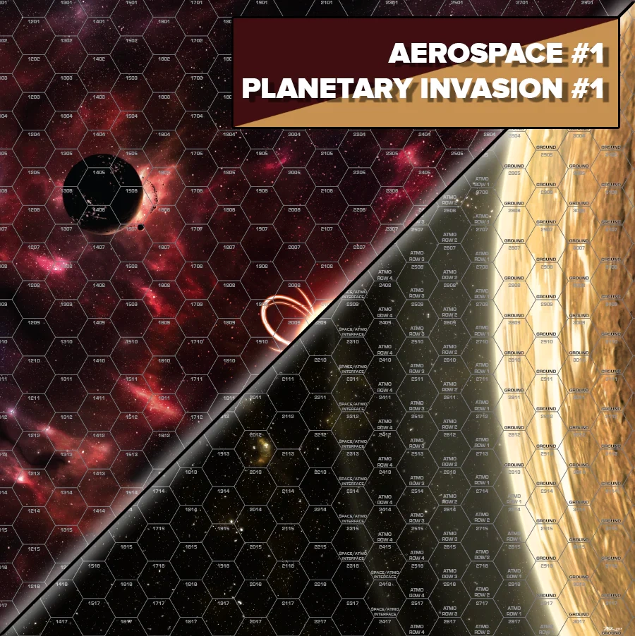 Battletech Battlemat - Aerospace 1 / Planetary Invasion 1 | Gry Bitewne ...