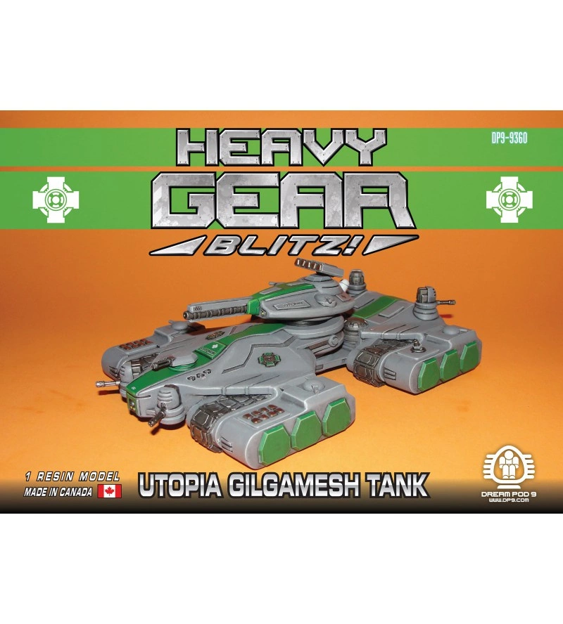 Heavy Gear Blitz! - Utopia Gilgamesh Command Tank | Gry Bitewne ...