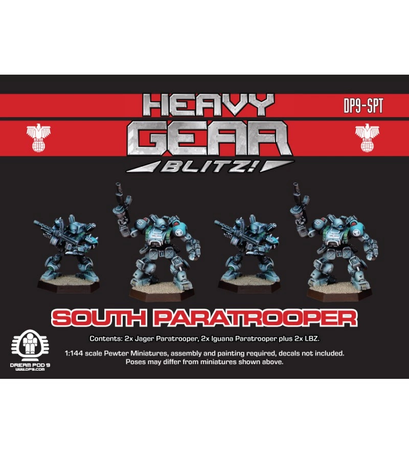 Heavy Gear Blitz! - Southern Paratrooper Squad | Gry Bitewne / Figurki ...
