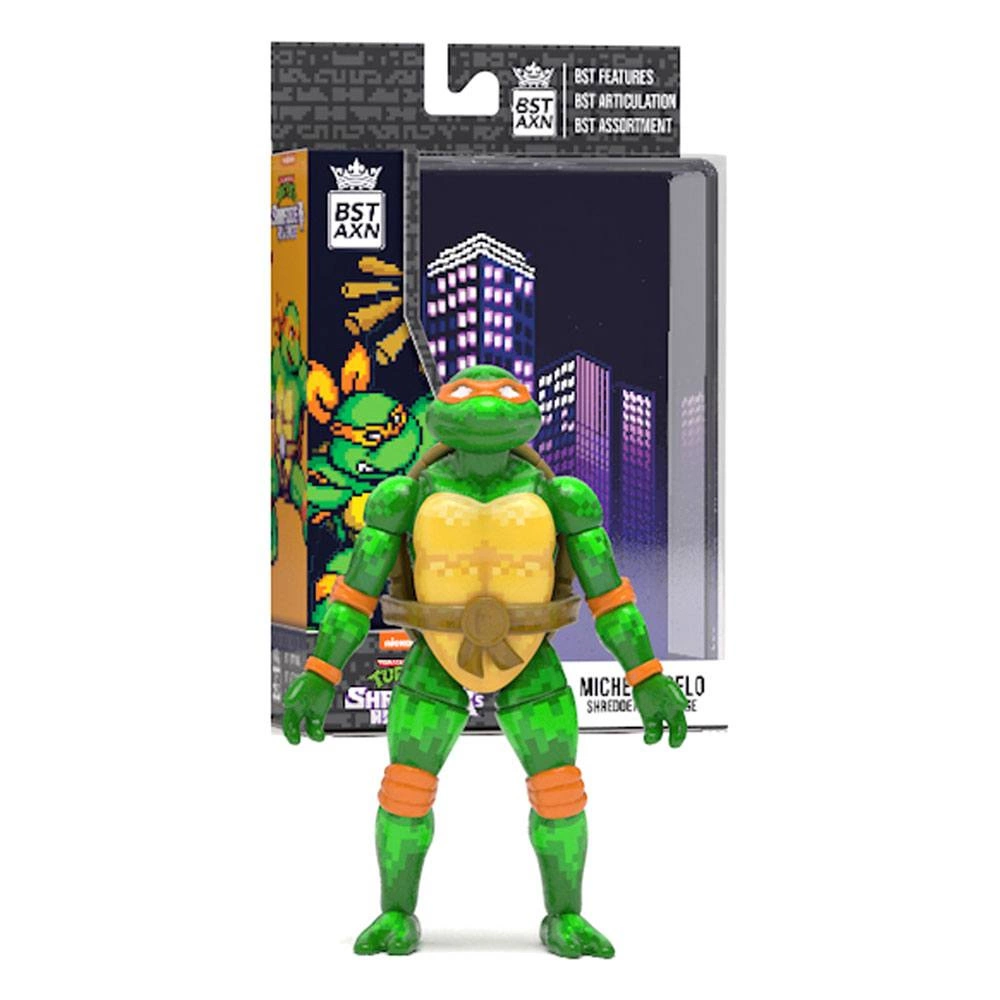 Teenage Mutant Ninja Turtles BST AXN Action Figure NES 8-Bit ...