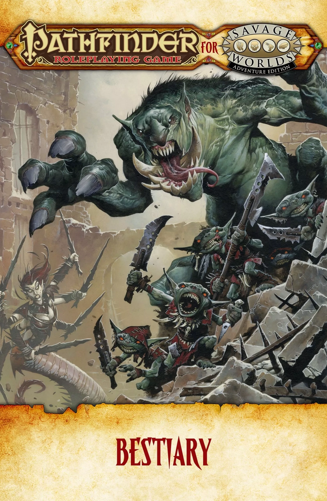 Pathfinder for Savage Worlds Bestiary | RPG według mechaniki \ Savage Worlds RPG według wydawców ...