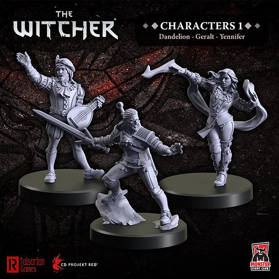 The Witcher RPG Characters 1 – Geralt, Yennefer, Dandelion | RPG po ...