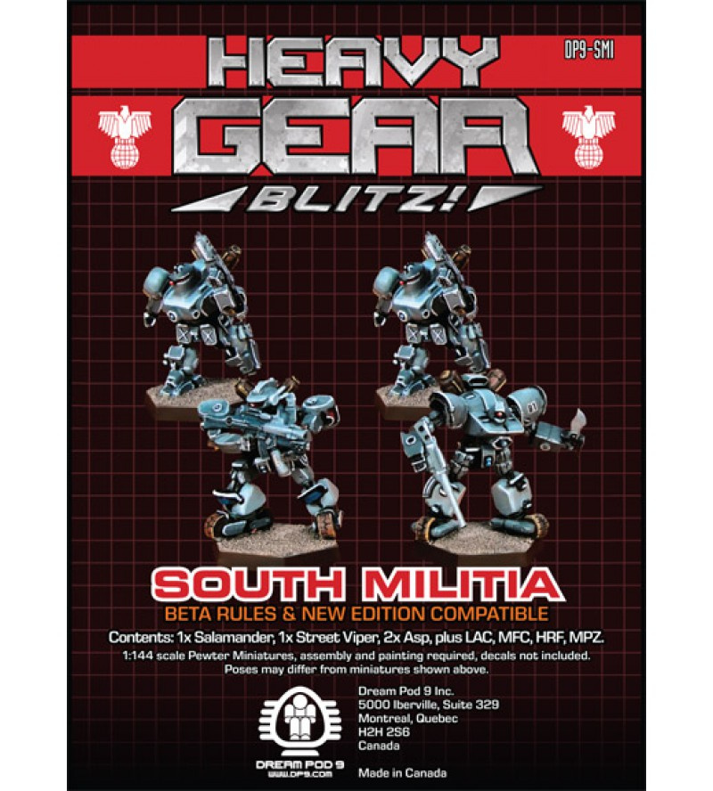 Heavy Gear Blitz! - Southern Militia Squad | Gry Bitewne / Figurki do ...