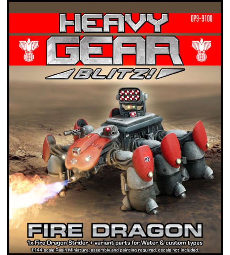 Heavy Gear Blitz! - Southern Fire Dragon | Gry Bitewne / Figurki do RPG ...
