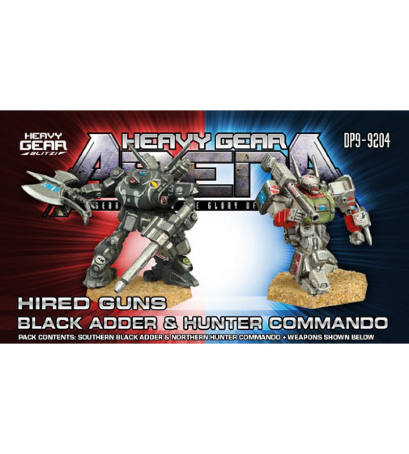 Heavy Gear Blitz! - Arena Hired Guns Black Adder & Hunter Commando Pack ...