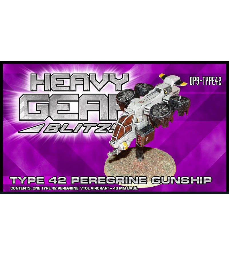 Heavy Gear Blitz! - CEF Type 42 Peregrine Gunship | Gry Bitewne ...